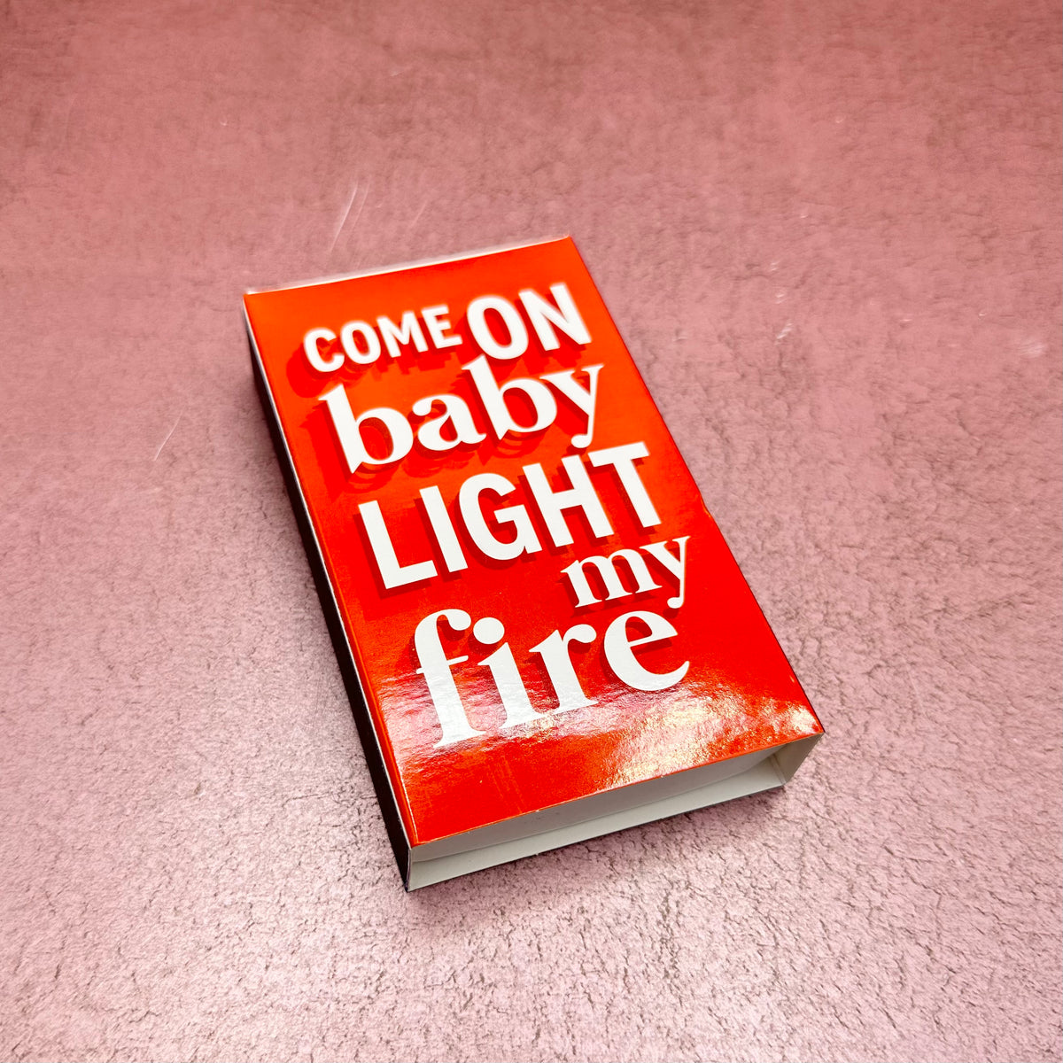 Burn Baby Burn Matchbook | Dwell and Adorn